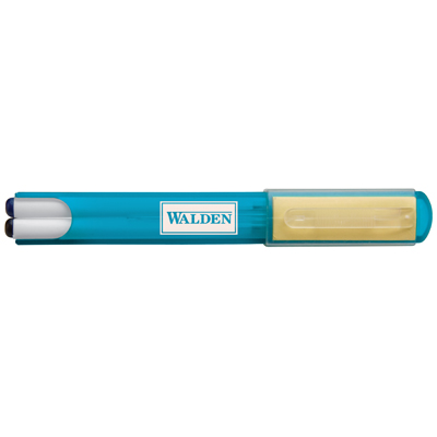 Dual Ball Point Pens with Sticky Note Pad and Carrying Case