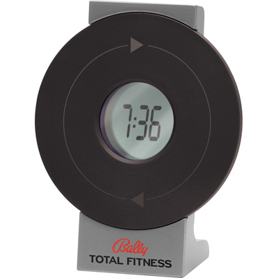 Rotating 4-in-1 LCD Alarm Clock