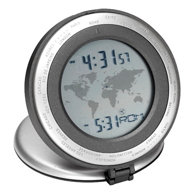 Executive World Time Alarm Clock